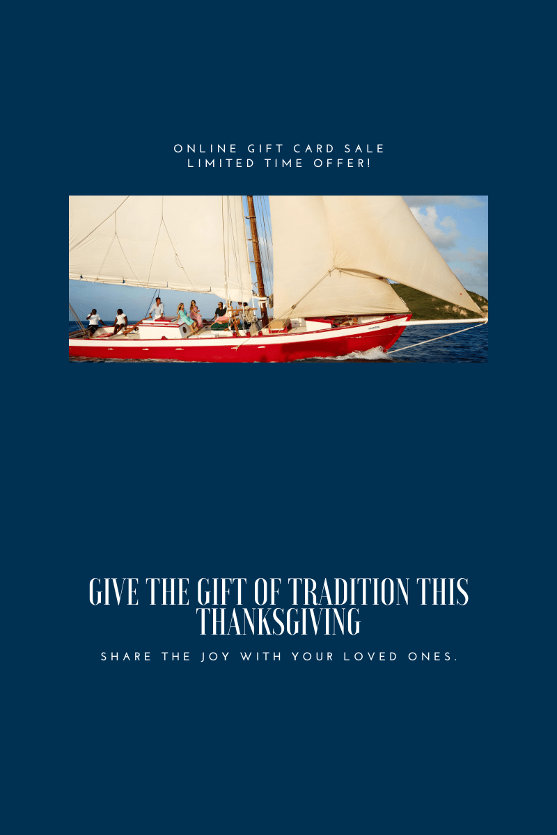 Tradition Sailing | Exclusive 25% off Thanksgiving Gift Card Sale